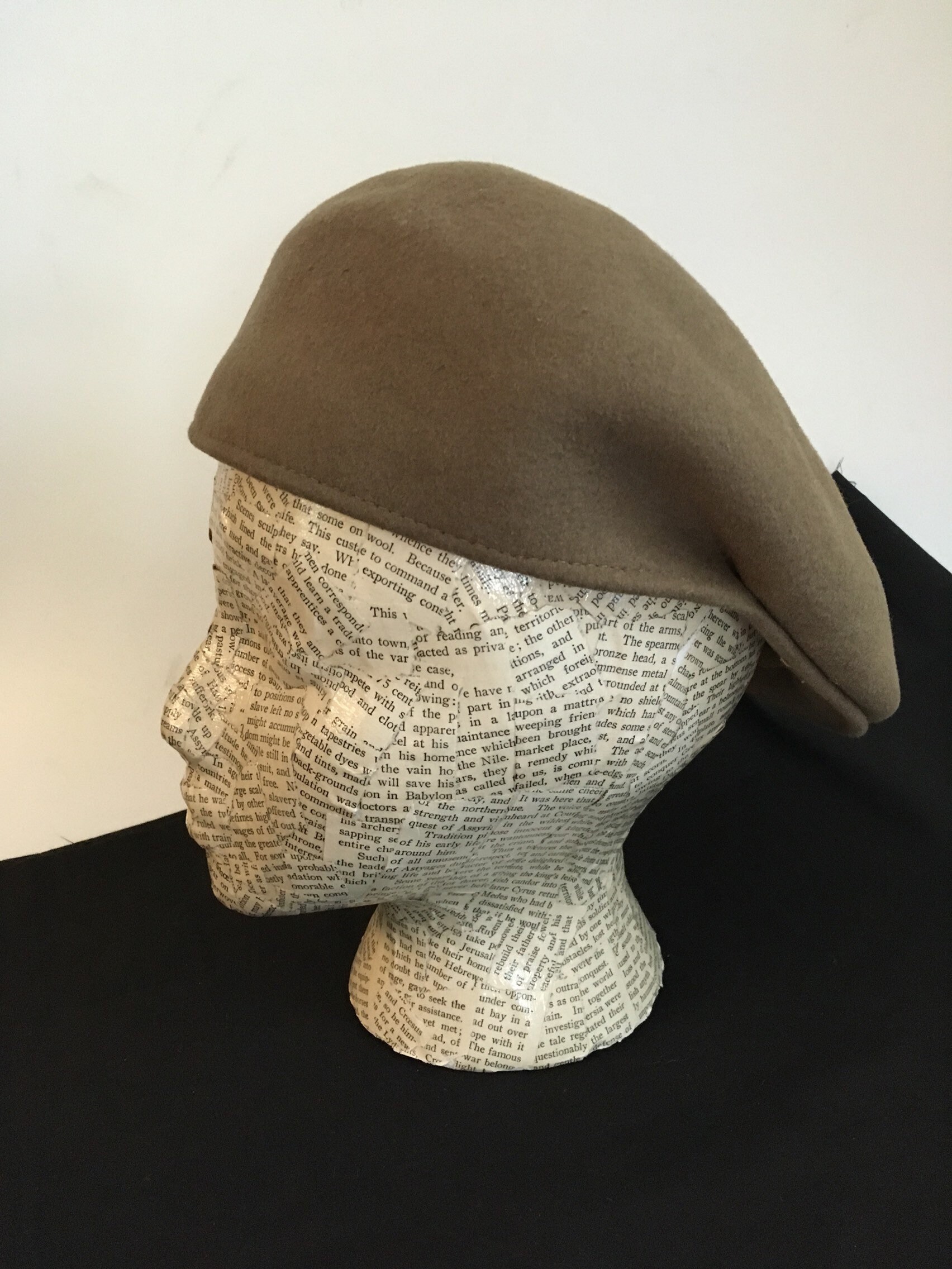 Vintage Driving Cap Brown Wool Felt Hat Dorfman Pacific | Etsy