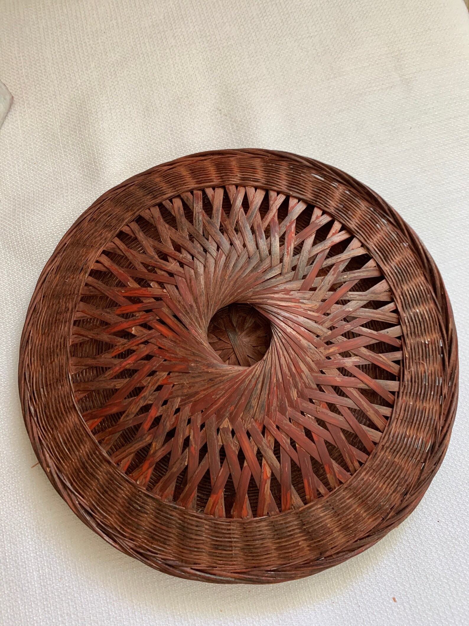 Vintage Chinese Basket Asian Lunch Basket Boho Natural - Etsy