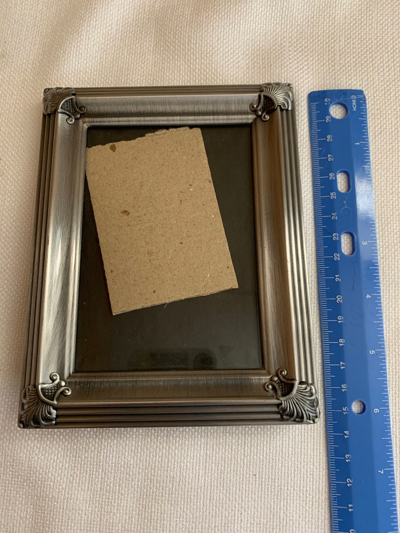 Sculpted Corner Picture Frame Vintage 3D Dimensional Grey - Etsy