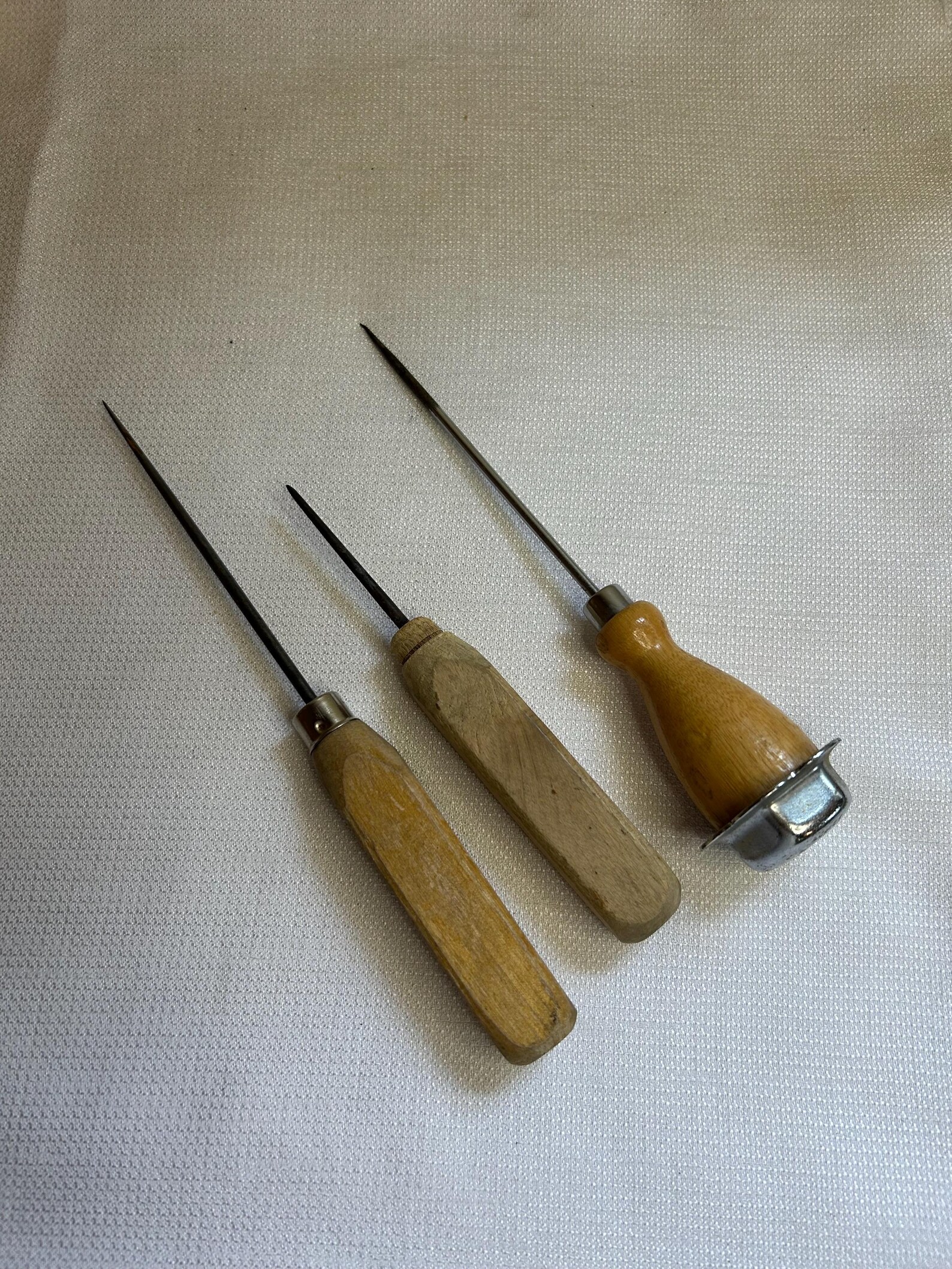 Vintage Ice Pick Bundle, Wooden Handle Bar Tools, Rustic Kitchen Decor ...