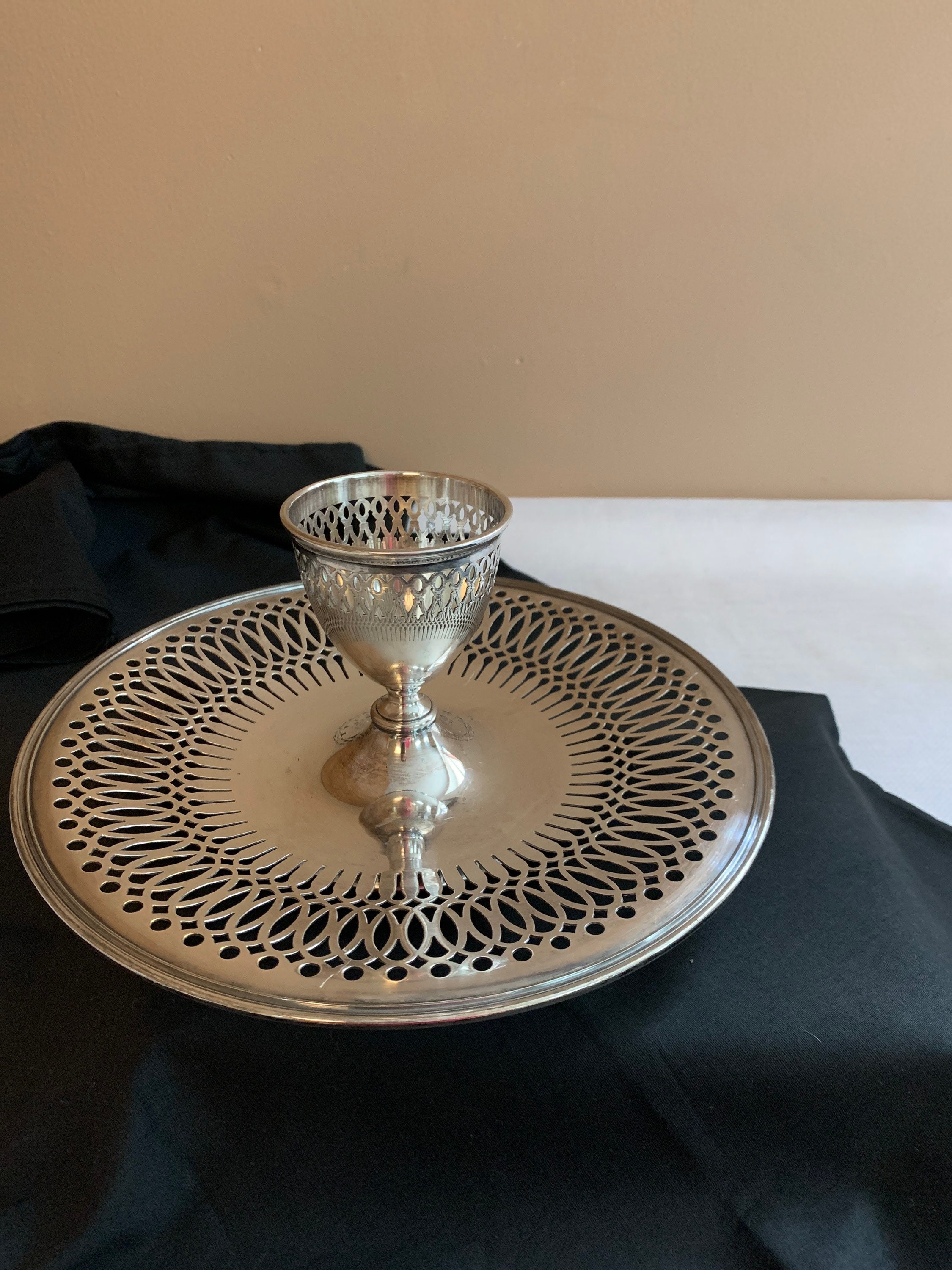 Vintage Silver Dessert Tray Cookie Tray Cake Tray Footed | Etsy