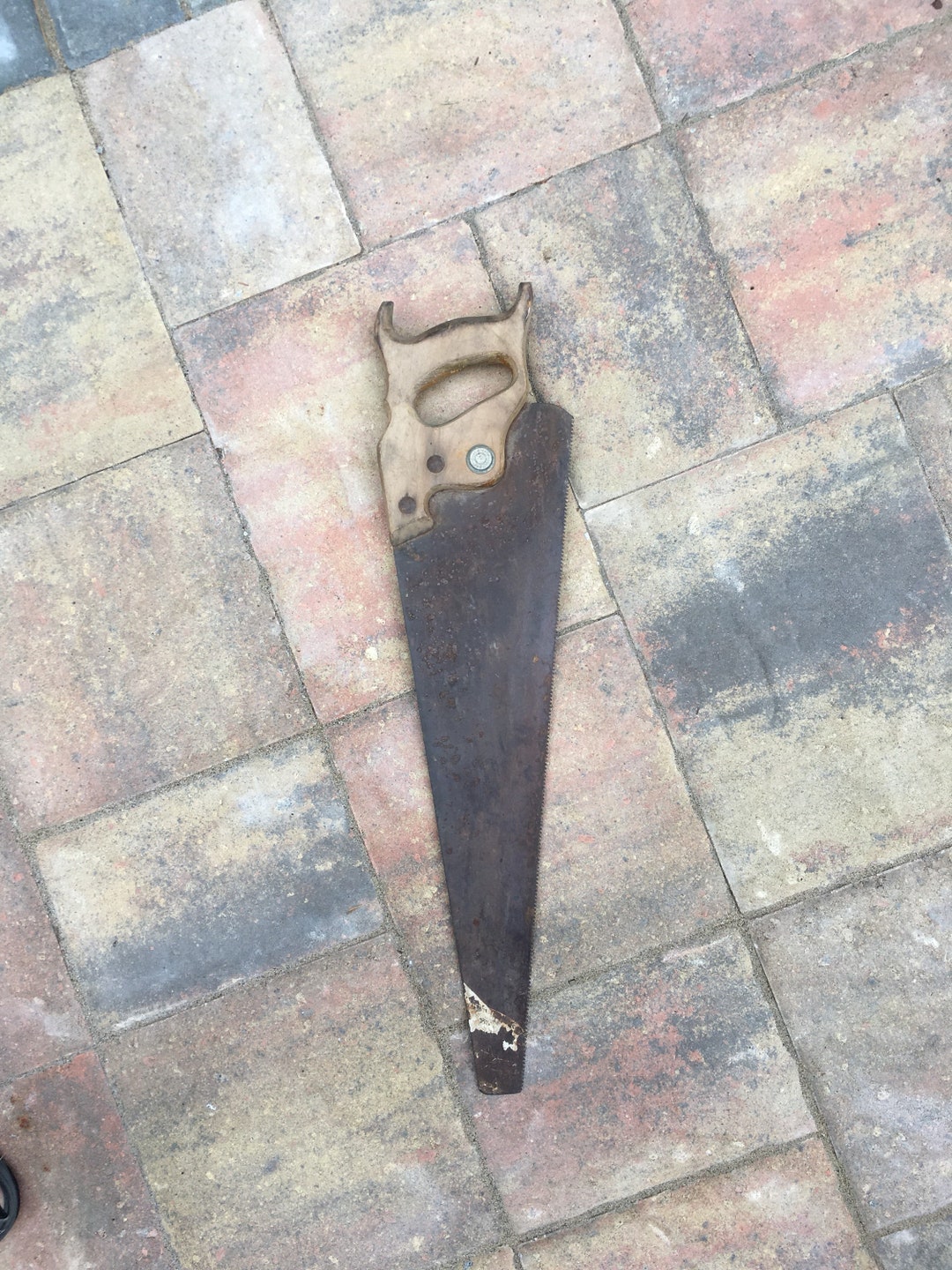 Vintage Rustic Hand Saw for Crafting or Decor, Woodworker or Farm Tool ...