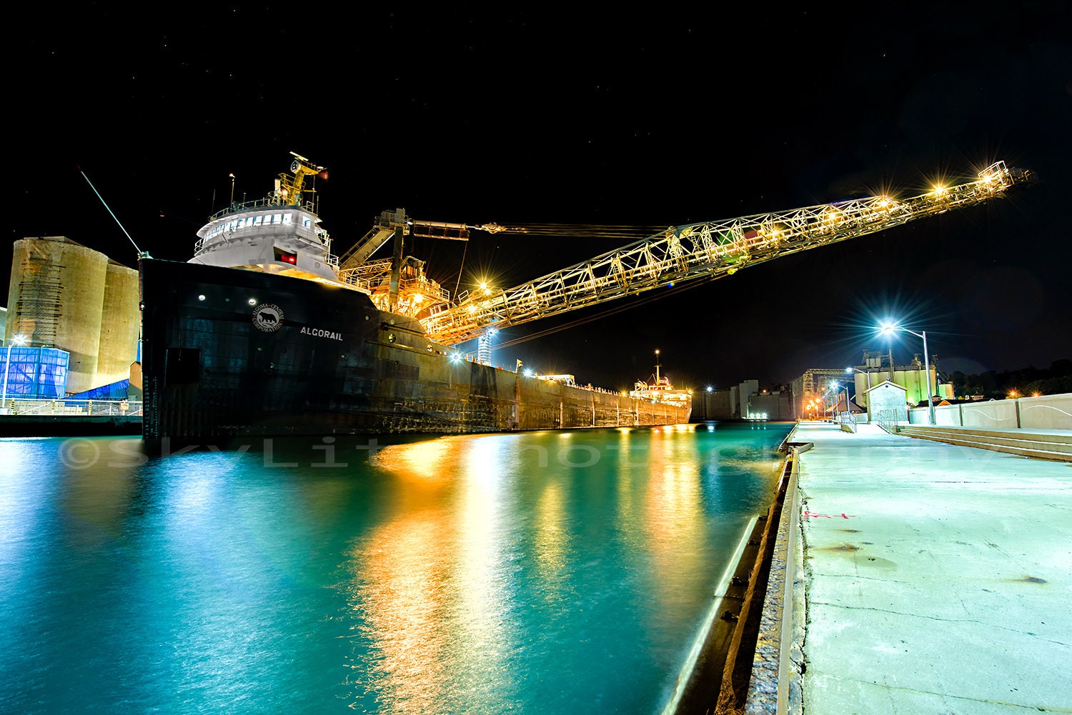 Great Lakes Ship Algorail Sifto Salt, Lake Huron, Goderich, Ontario - Etsy