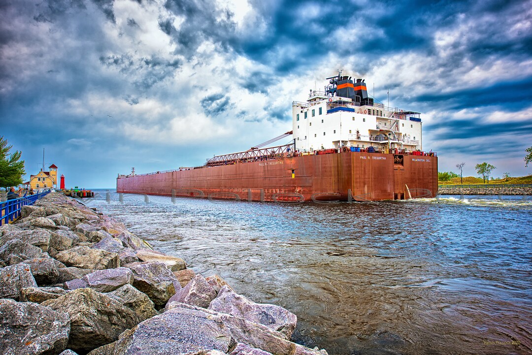 Paul R Tregurtha - Muskegon, MI - Etsy