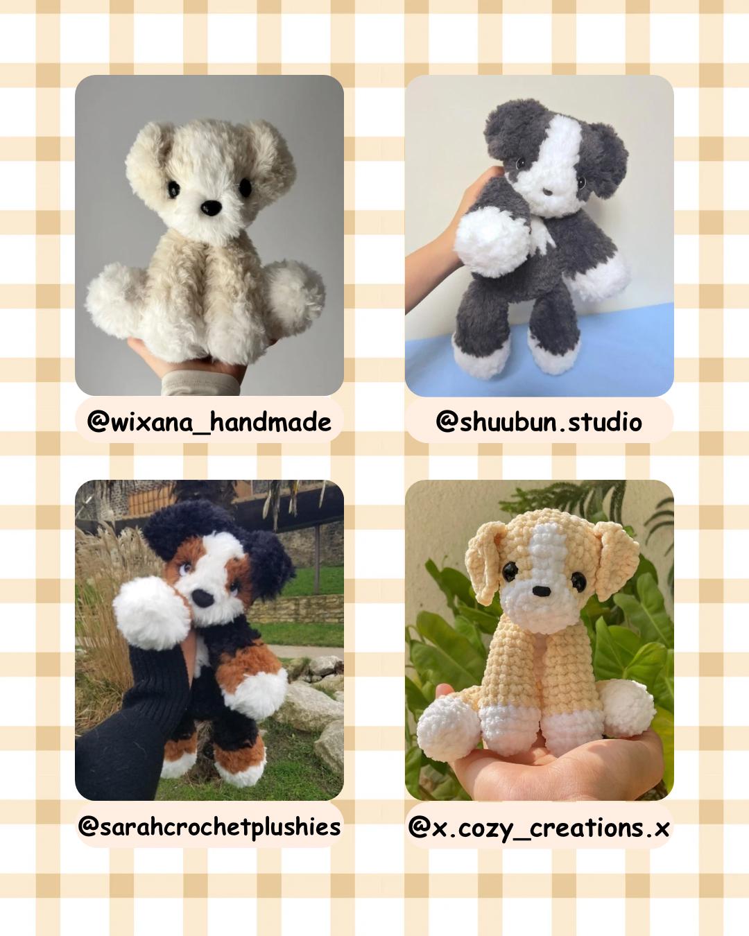 Snuggle Puppy Crochet Pattern | Snuggle Series | Crochet Dog Pattern ...
