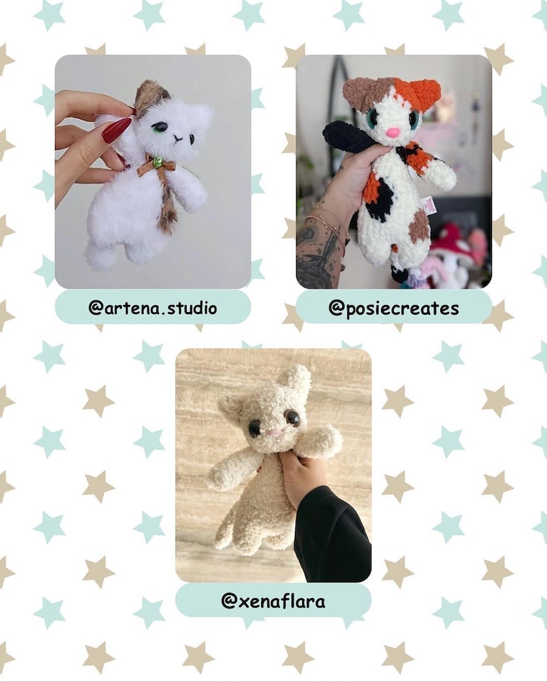 Soup Belly Cat Crochet Pattern | Cat Amigurumi | PDF Download - Etsy