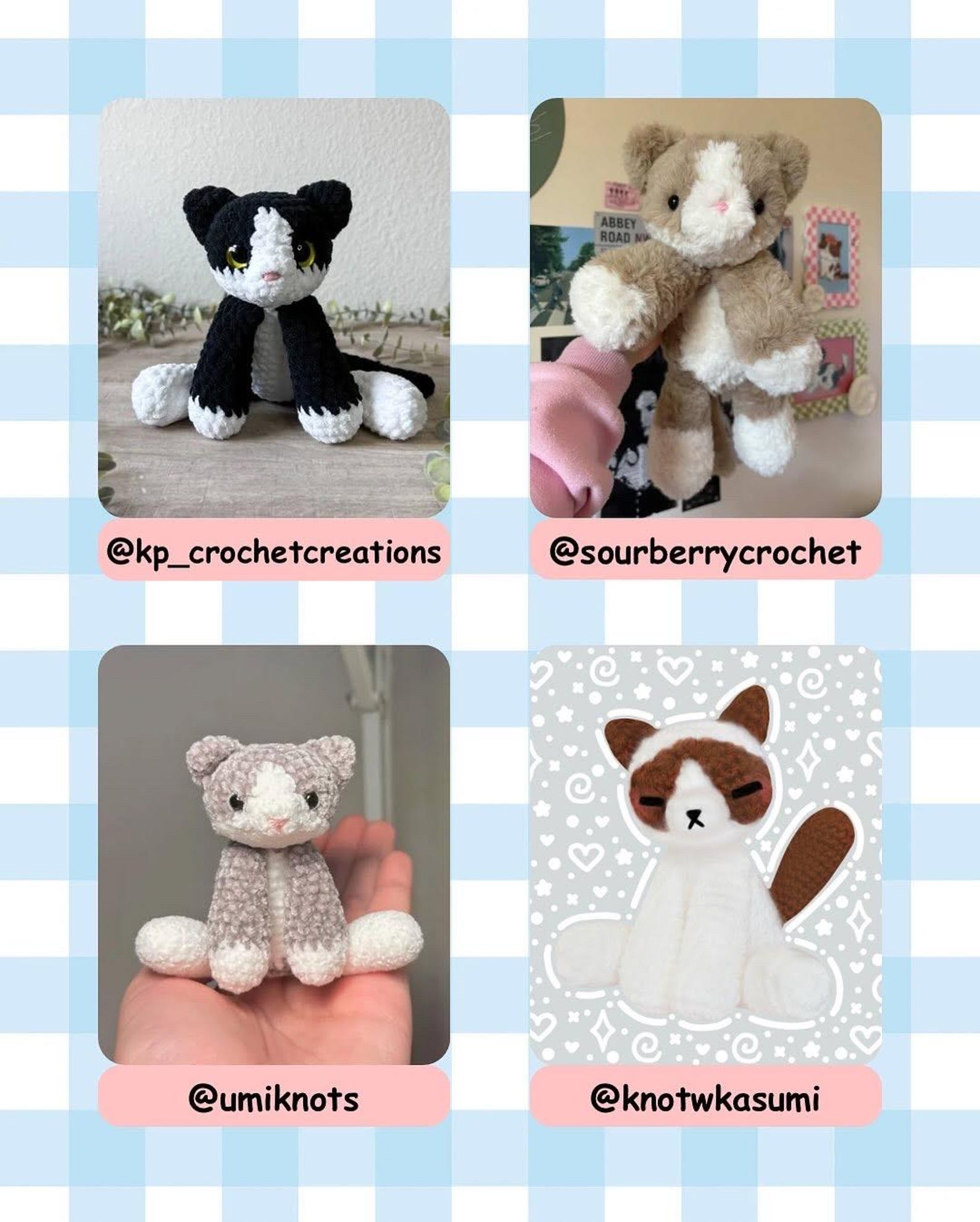Snuggle Kitty Crochet Pattern | Snuggle Series | Crochet Cat Pattern ...