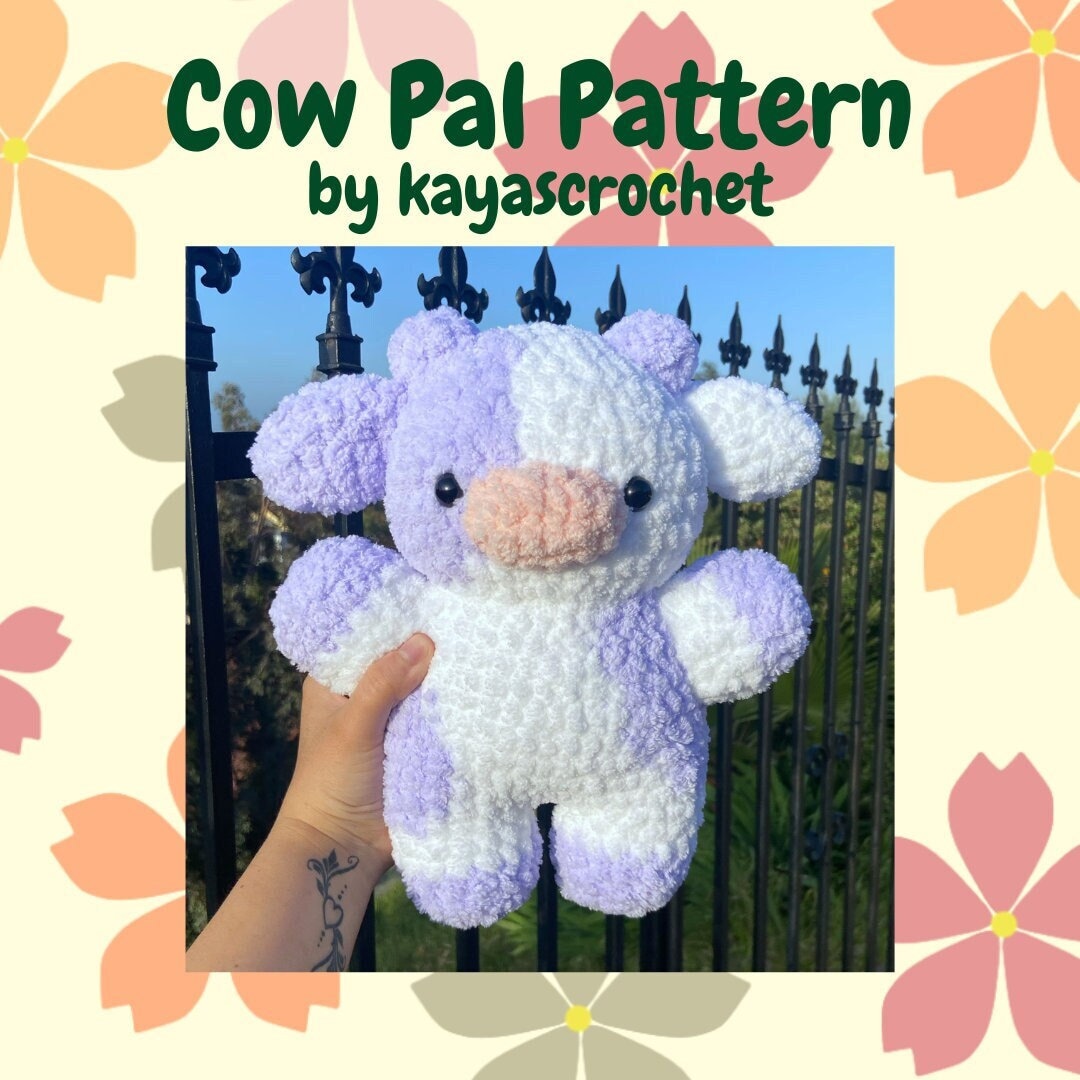 Crochet Cow Pal PDF PATTERN - Etsy