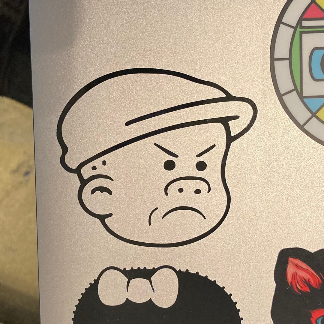 Frowning Sluggo Comic Strip Laptop Vinyl Sticker - Etsy