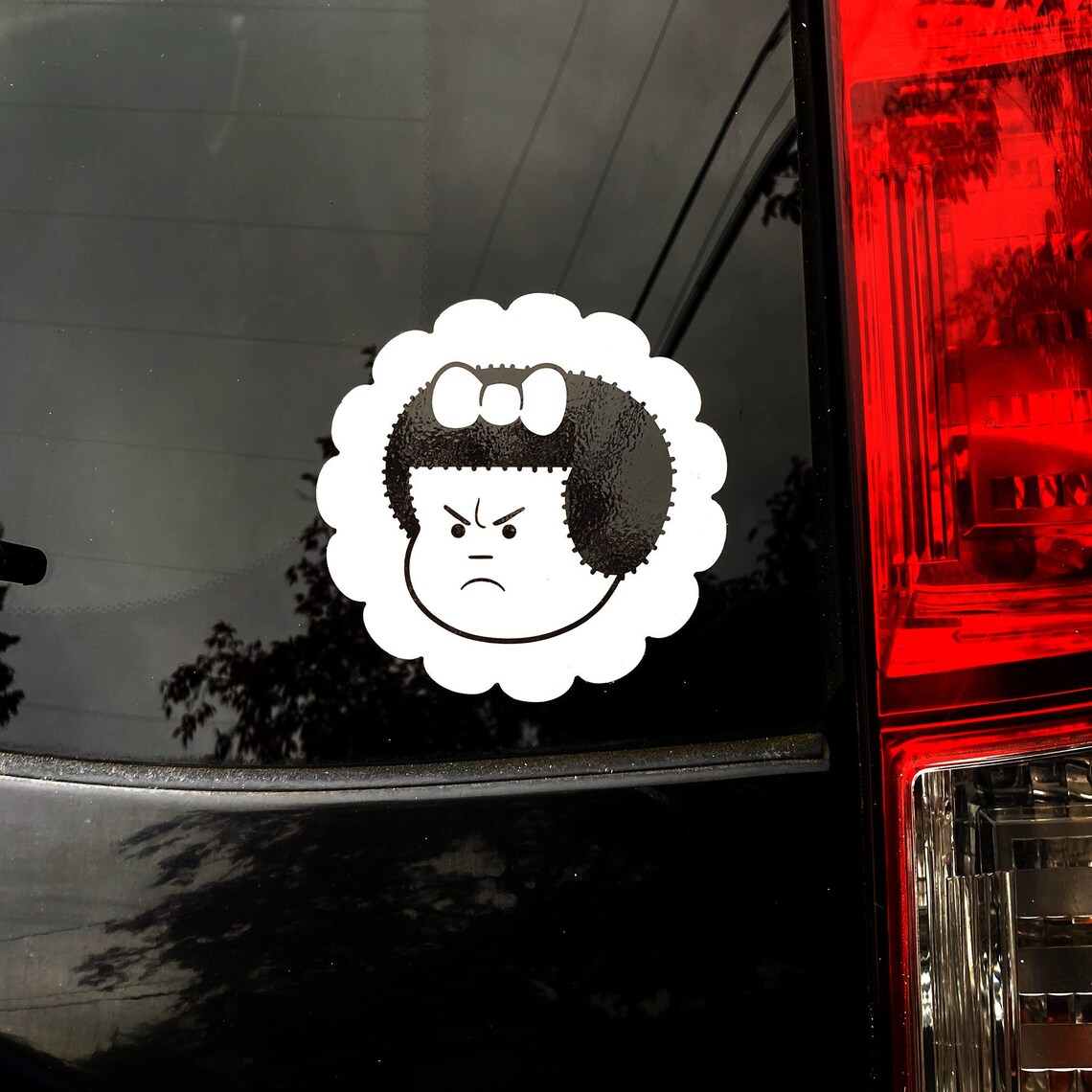 Frowning Nancy Comic Strip Car Laptop Vinyl Sticker - Etsy