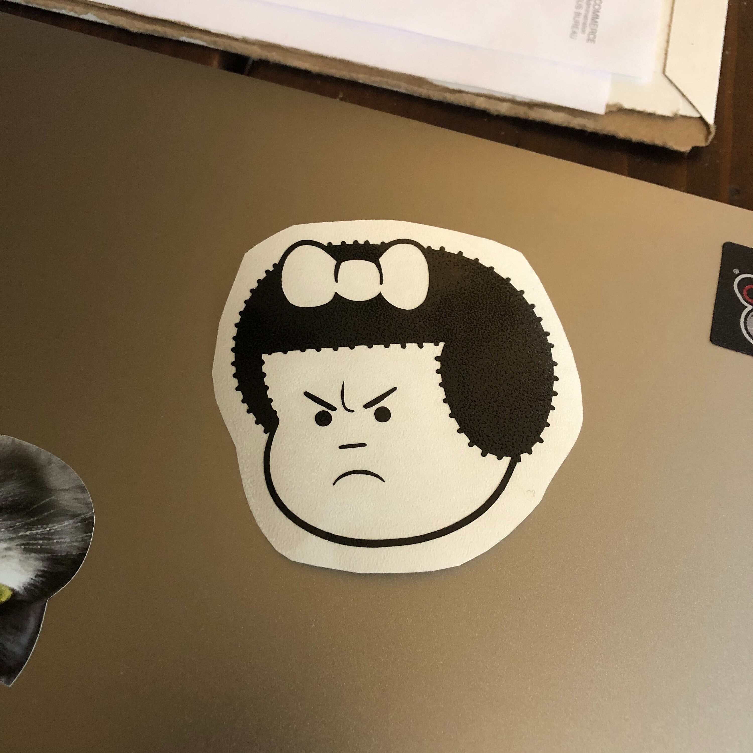 Frowning Nancy Comic Strip Laptop Vinyl Sticker - Etsy