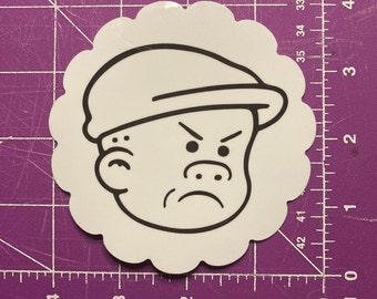 Frowning Nancy Comic Strip Car Laptop Vinyl Sticker - Etsy