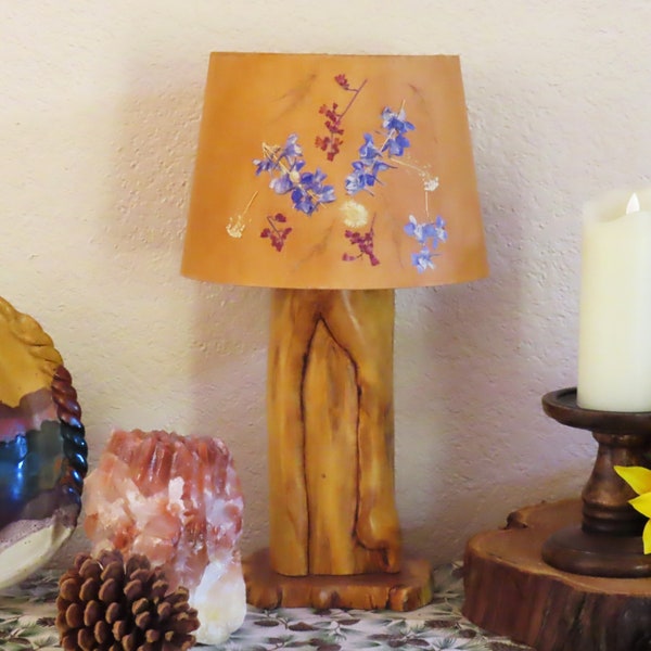 Rustic Wood Lamp - Etsy