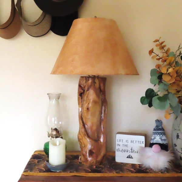 Rustic Log Lamps - Etsy