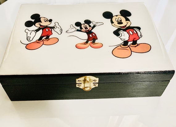 Mickey Mouse keepsake box Kids Gift Disney Disney gift | Etsy