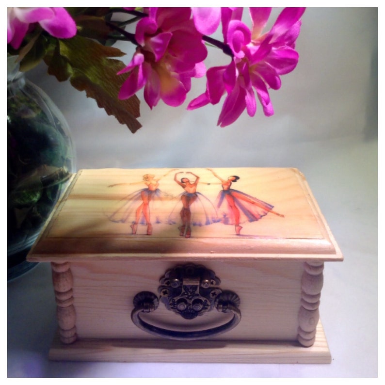 Ballerina, Keepsake Box, Dancers, Ballerina Picture, Trinket Box, Girls ...