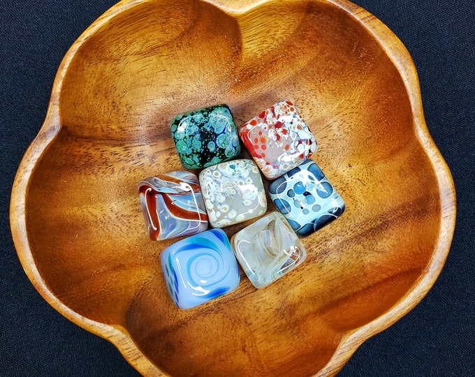 Glass Cube | Handmade Borosilicate | Multiple Options Available - Etsy