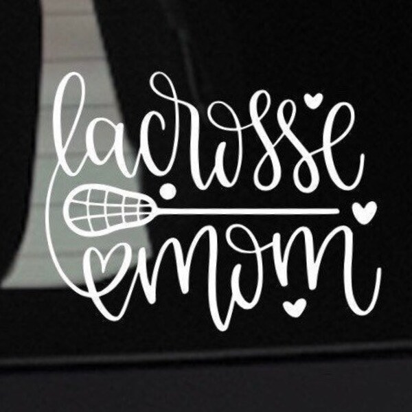 Lacrosse Window Decal - Etsy