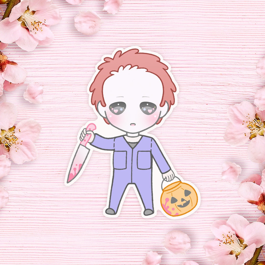 Sweet Slashers Sticker | Michael Myers, Pastel Goth, Scary Movie ...