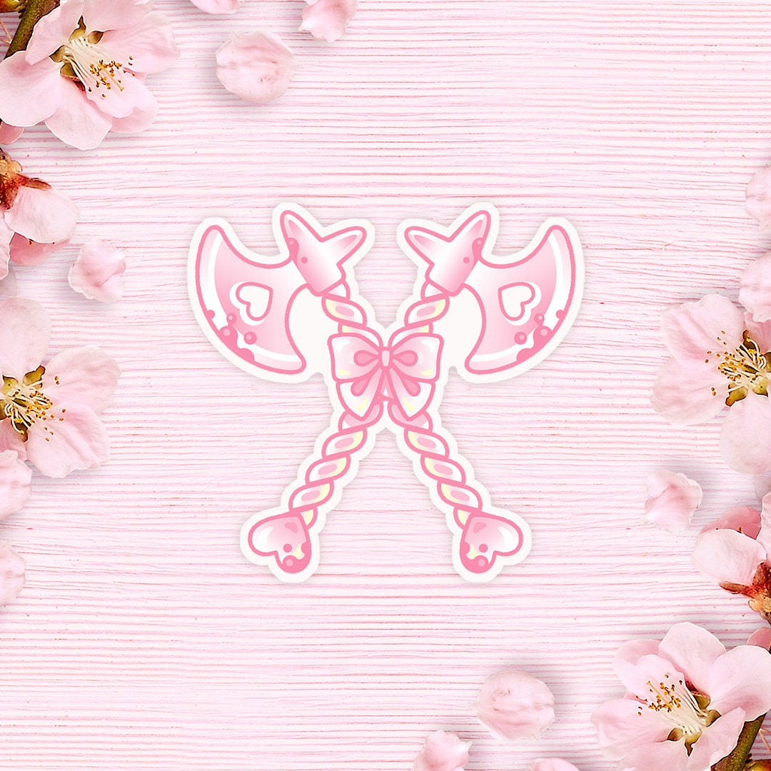 Kawaii Executioner Axe Vinyl Sticker | Torture Devices, Creepy Cute ...
