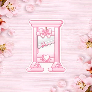 Kawaii Guillotine Vinyl Sticker | Torture Devices, Creepy Cute ...