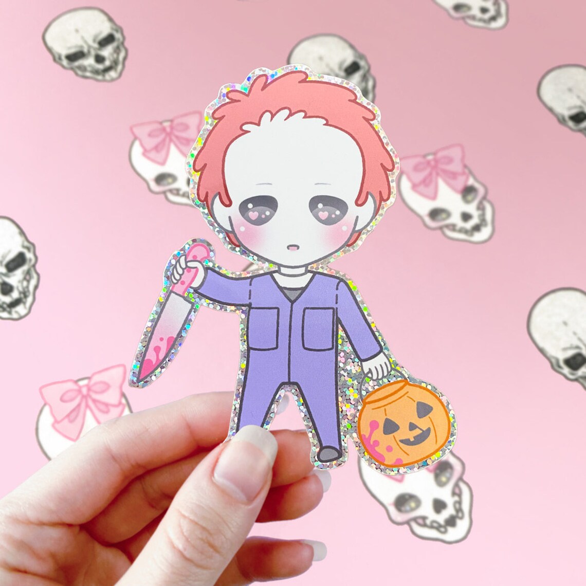 Sweet Slashers Sticker Michael Myers Pastel Goth Scary - Etsy