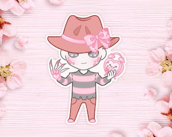 Sweet Slashers Sticker Jason Voorhees, Pastel Goth, Scary Movie, Horror ...