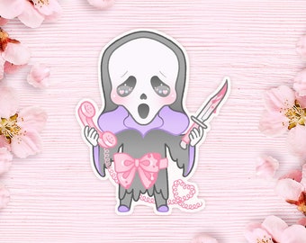 Sweet Slashers Sticker Jason Voorhees, Pastel Goth, Scary Movie, Horror ...