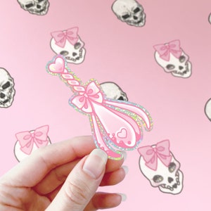 Kawaii Pear of Anguish Vinyl Sticker | Torture Devices, Creepy Cute ...