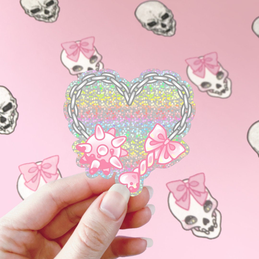 Kawaii Flail Vinyl Sticker | Torture Devices, Creepy Cute, Medieval ...