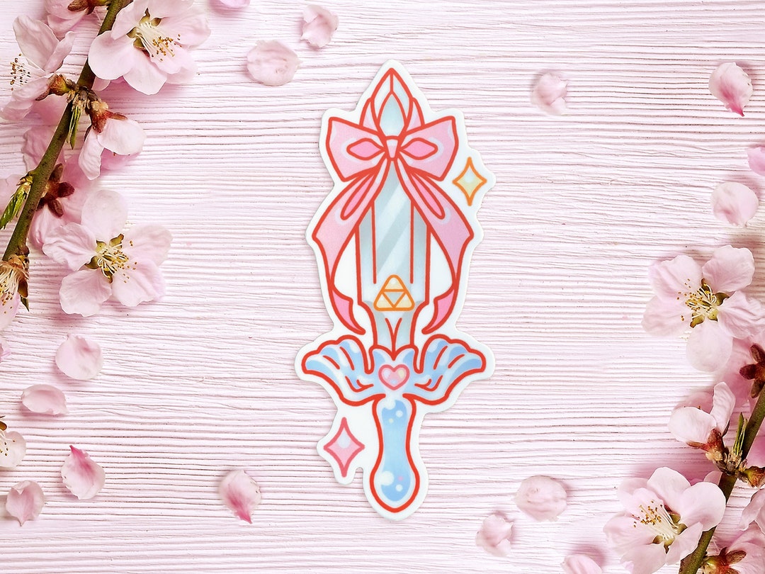 Kawaii Master Sword Stickerfinal Run the Legend of Zelda, Nintendo ...