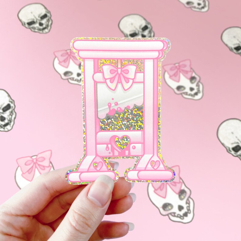 Kawaii Guillotine Vinyl Sticker Torture Devices Creepy - Etsy