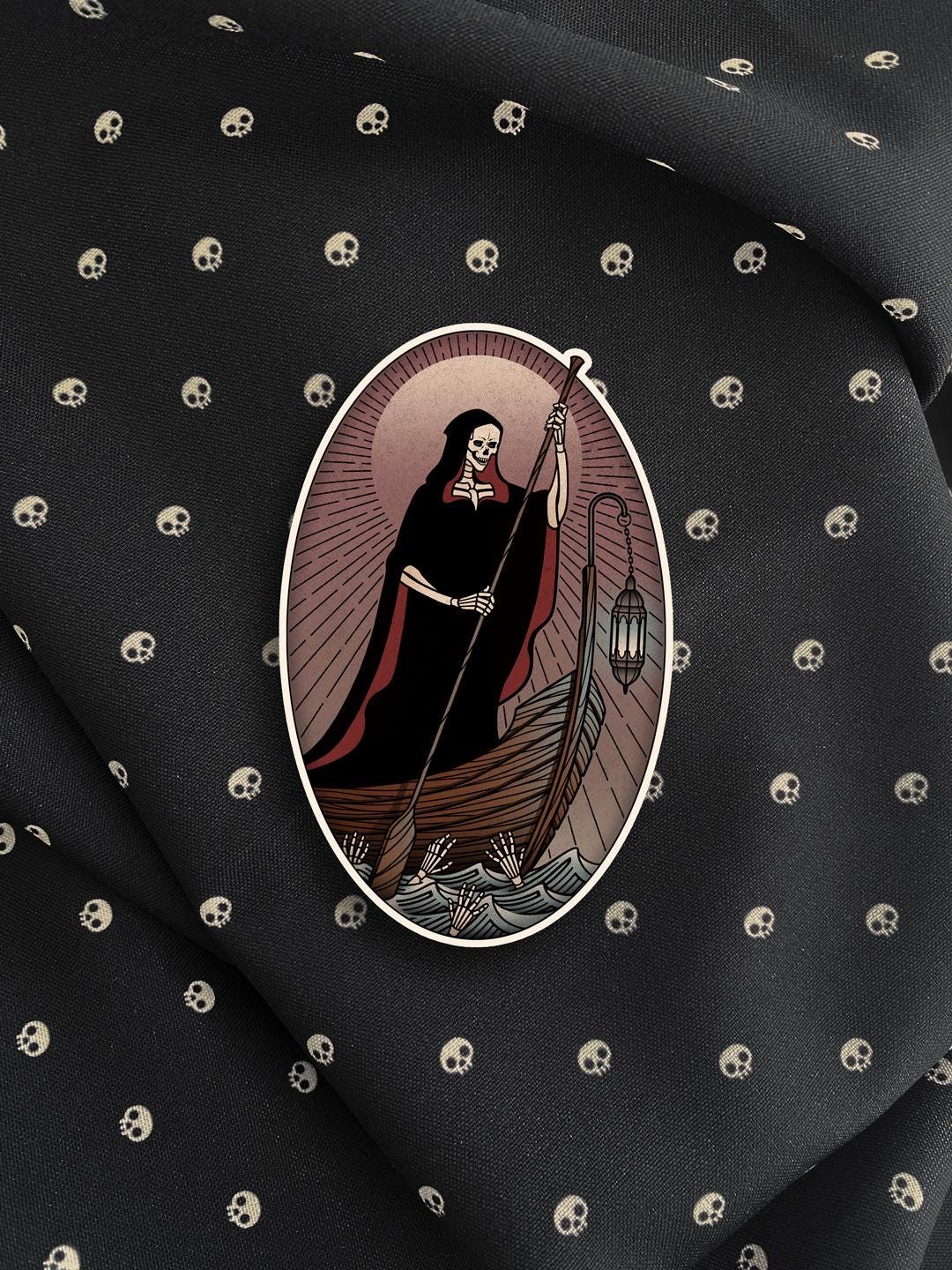 Charon Ferryman Vinyl Sticker | Greek Mythology, Paganism, Occult ...