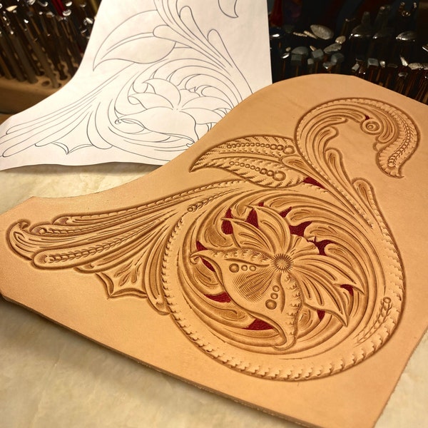 Leather Corner Tooling Patterns - Etsy