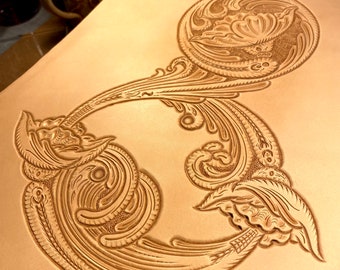 Leather Tooling / Carving Patterns / Stencils. Sheridan Style | Etsy