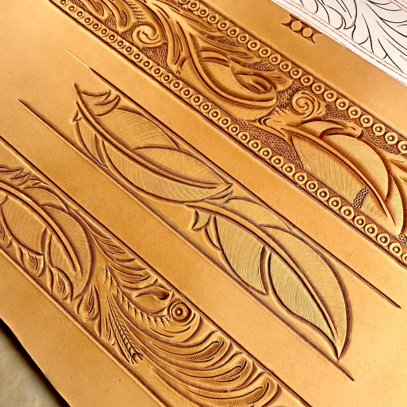 Sheridan Leather Tooling Patterns - Etsy