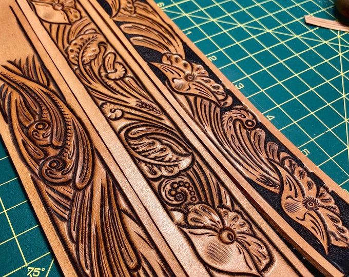 SUNFLOWER BELT PATTERNS - 2 Different Repeating Leather Belt Patterns ...