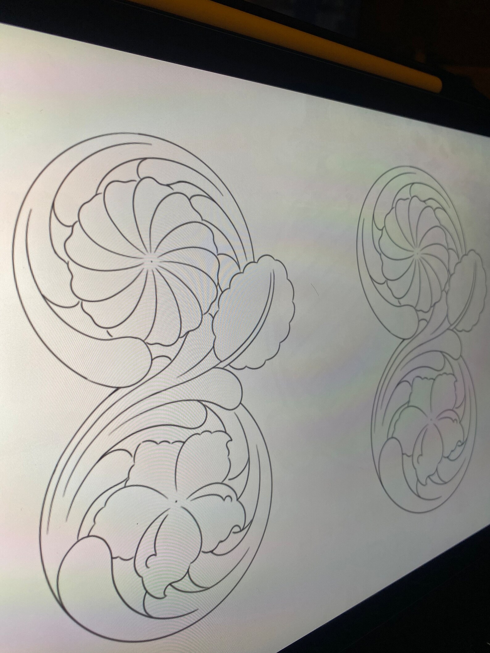 Figure of Eight. Leather Tooling / Carving Pattern / Stencils. Figure ...