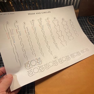 Leather Tooling / Carving Patterns / Stencils. Swivel Knife Cutting ...