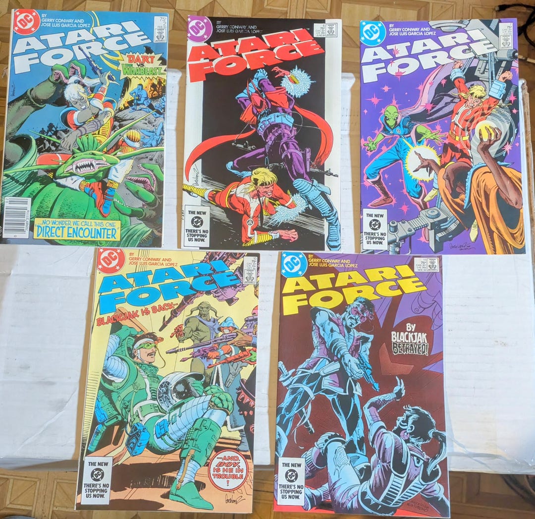 Lot of 5 Atari Force #2 6 7 10 11 DC Comics Book Vintage 1984 VF - Etsy