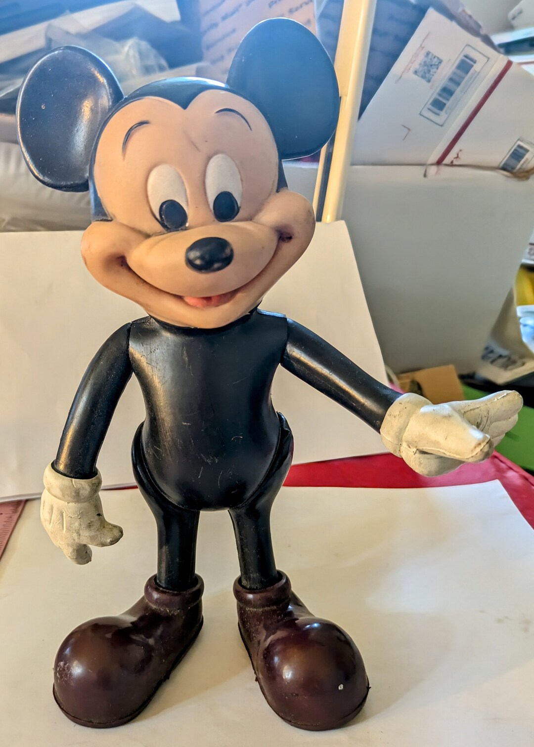 Vintage 1960s R Dakin Co Mickey Mouse Articulated Figure Walt Disney ...
