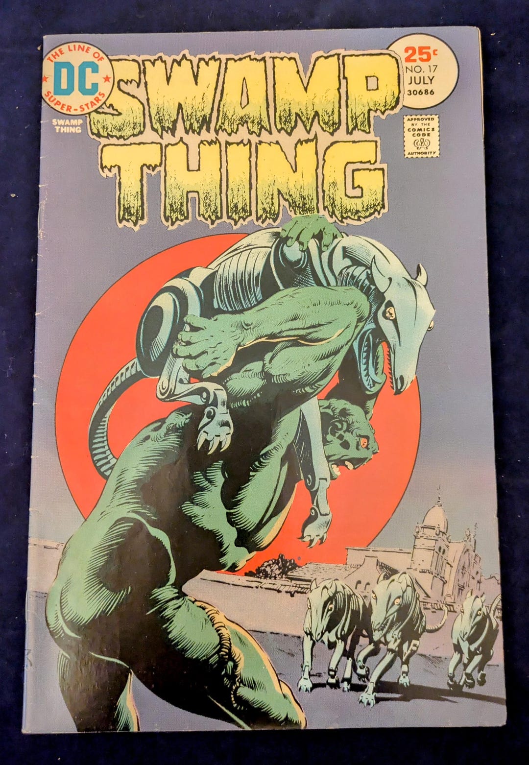 VTG Swamp Thing # 17 Jul 1975 - DC Comics - Redondo Art - David ...