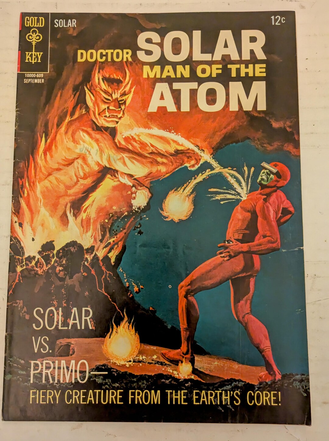Doctor Solar Man of the Atom #17 Painted Cover Art Gold Key Comics 1966 ...