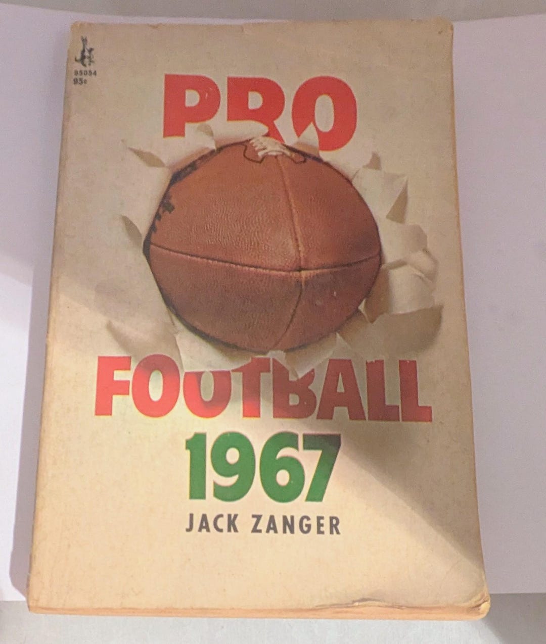 Vtg 1969 Great Moments in Pro Football by Zander Hollander 1st Printing ...