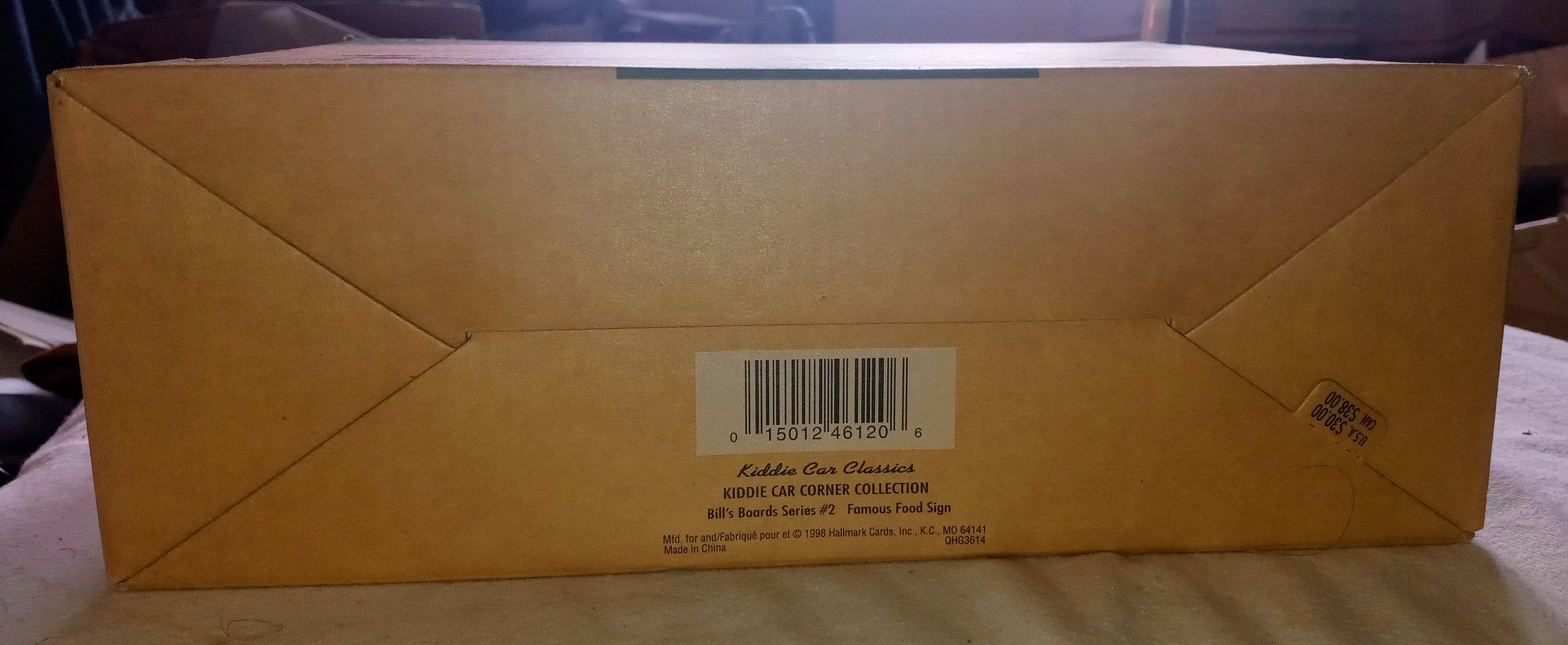 1998 Hallmark Kiddie Car Corner Bill's Boards Series 2 FAMOUS FOOD ...