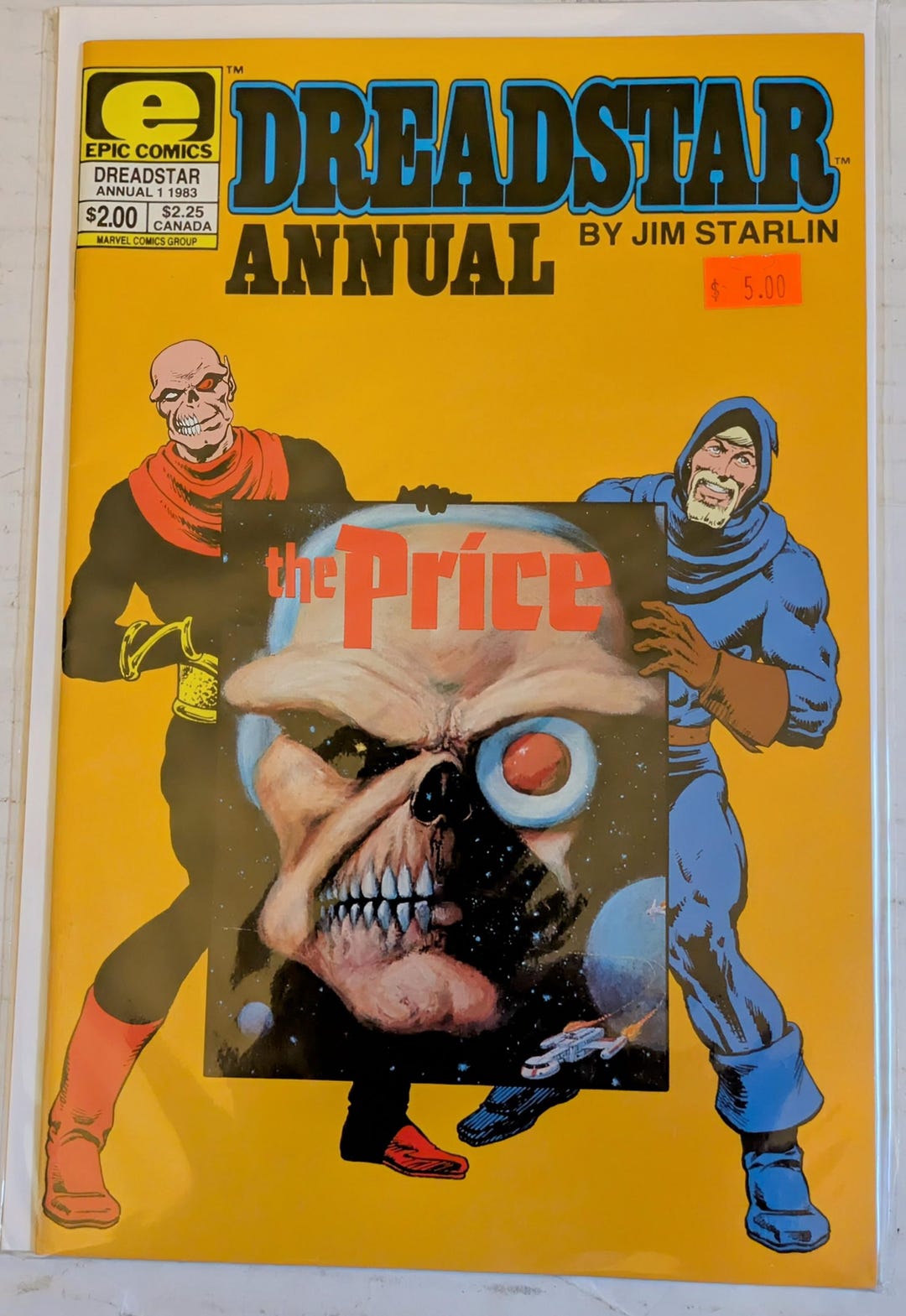 Dreadstar Annual #1 the Price 1983 Epic Jim Starlin Comic Book NM - Etsy
