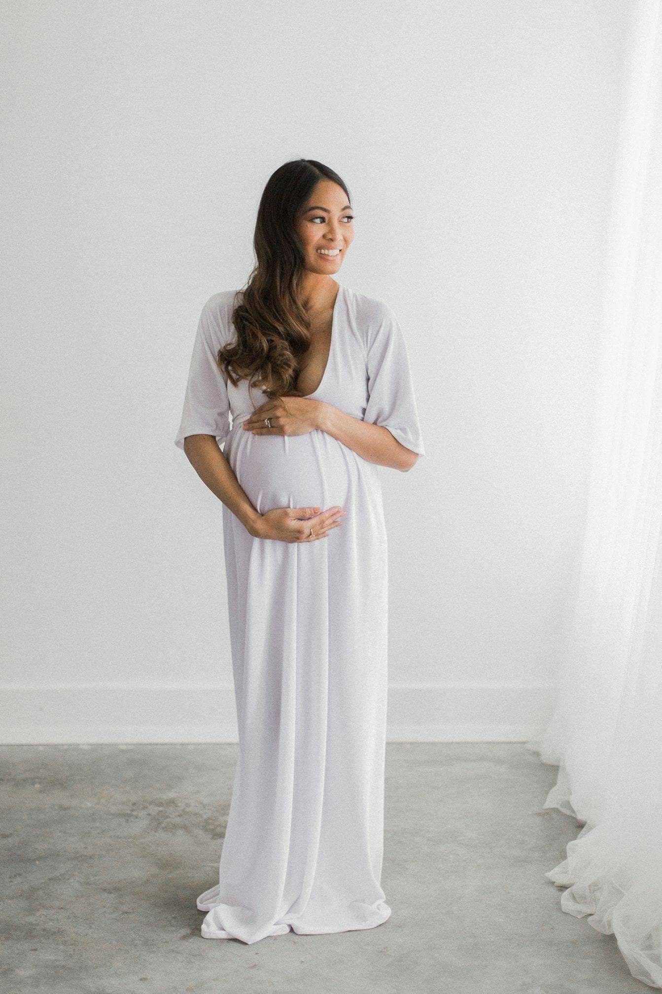 Maternity Dress for Photoshoot Boho Chic Dress Velvet | Etsy