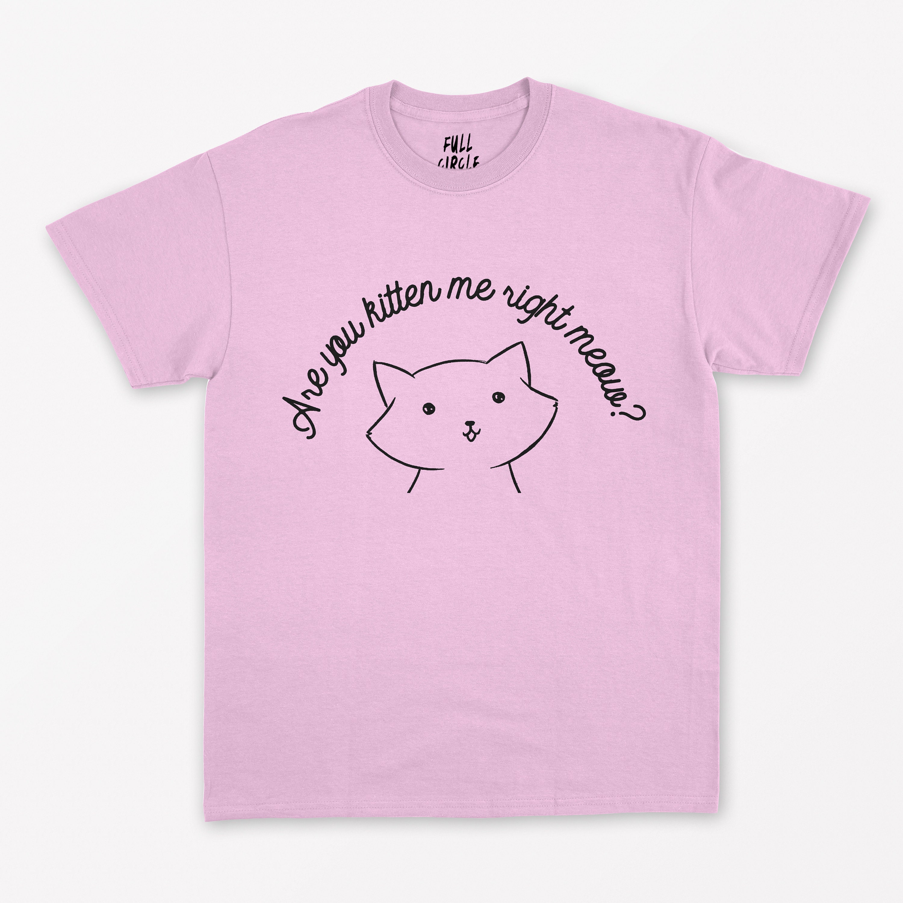 Are You Kitten Me Right Meow T Shirt Cat Tee Womens Graphic Tee