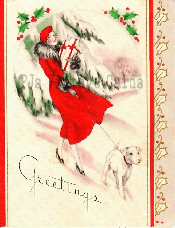 1930s Christmas Cards