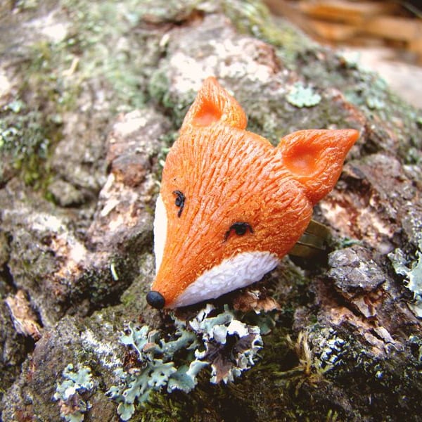 Clay Fox - Etsy